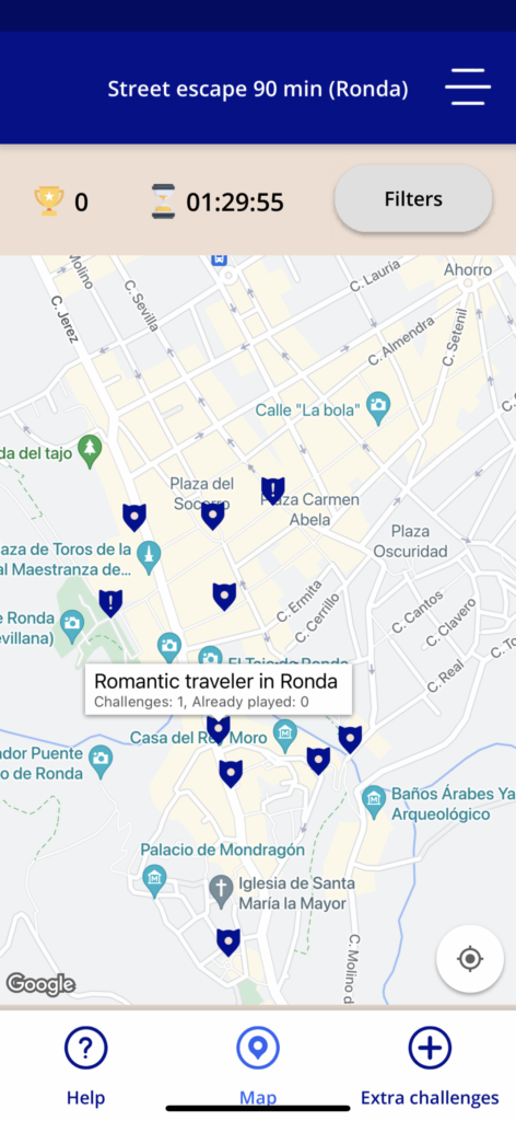 Ronda | GeoCats | Ronda Scavenger hunt